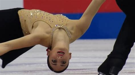 2022 23 Isu 피겨스케이팅 쇼트 3위 엄청난 환호를 받은 이탈리의 사라 콘티 팀 그랑프리 2차 페어 쇼트 Sbs