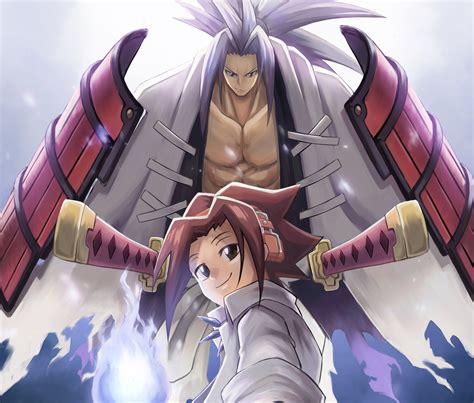 1668x2224 Resolution Asakura Yoh And Amidamaru Shaman King 1668x2224