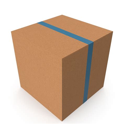 3d Cardboard Box Turbosquid 1869053