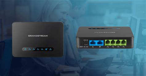 Grandstream Ht814 Analog Telephone Adapter 4 Fxs Port Gigabit Router