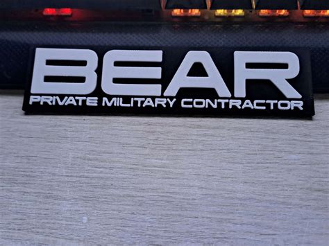 Escape From Tarkov Bear Pmc Patch By Graba Makerworld