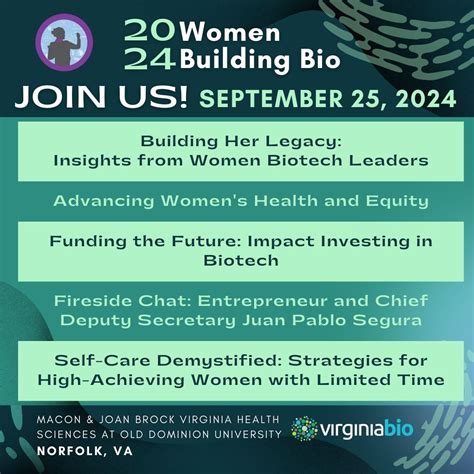 Vabiowbb2024 Womeninbio Womenentrepreneurs Womenshealth Virginia Bio