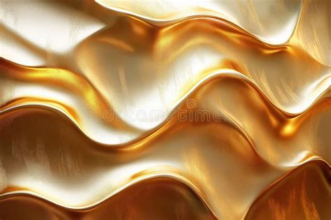 Abstract Golden Waves Texture Stock Image Image Of Abstract Smooth