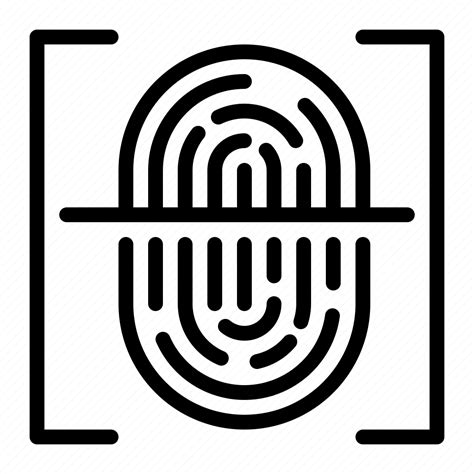 Access Data Data Scan Fingerprint Unlock Data Icon Download On Iconfinder