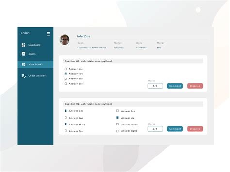 Online Examination Ui By Imanthi Jayakody On Dribbble