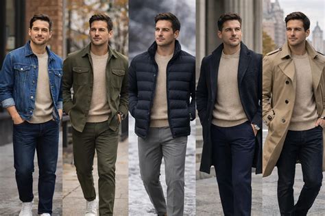 Beige Sweater Outfit Men 15 Easy Looks Casual To Smart Casual Xtclothes