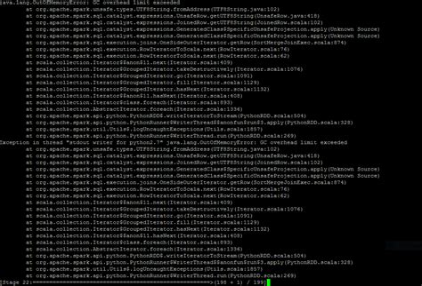 Apache Spark Getting OutofMemoryError GC Overhead Limit Exceed In Pyspark Stack Overflow