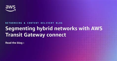 Aws Transit Gateway Connect Networking And Content Delivery