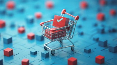 Shopping Cart Flat Style Shopping Concept Stock Illustration Illustration Of Commerce Icon