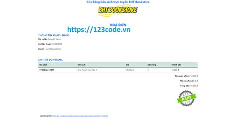 Code website bán sách online php thuần Bookstore php