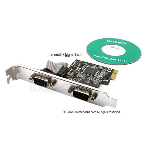 PCI Express To RS Serial Port Pins Ports Homenet