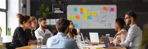 Ai Generated Business Team Collaboration Background Image Generative