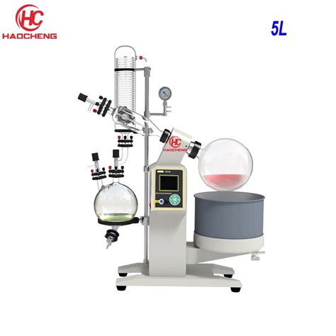 Free Shipping 5l Electrical Lift Thc Distillation Solvent Vacuum Rotary