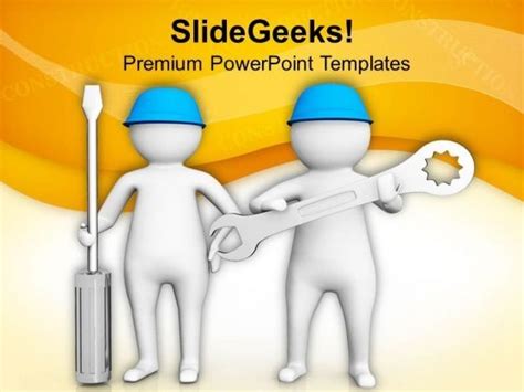 3d Image Of Repair And Maintenance Powerpoint Templates Ppt Backgrounds For Slides 0813