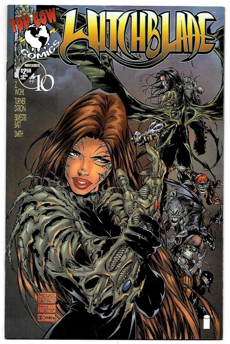 Witchblade 10 1st App Of The Darkness Image 1996 Vf Comic Book