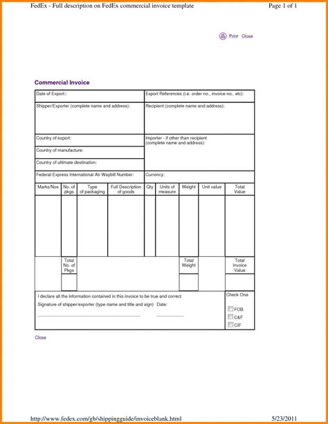Customize Invoice Template Fedex For Free With Invoice Template Fedex Cards Design Templates