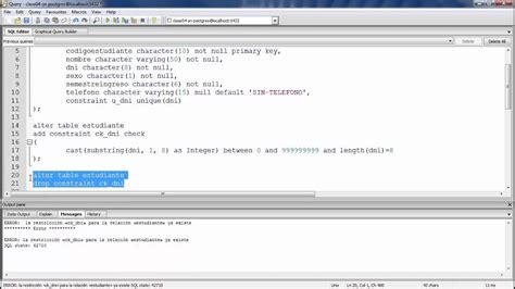 Postgresql 04 Creación De Tablas Parte Ii Youtube