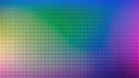 Vibrant Gradient Grid With Digital Hues Of Blue Green And Purple Premium Ai Generated Image