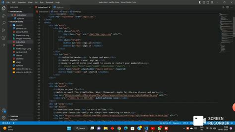 Abhishek Punase On Linkedin Html Css Netflix