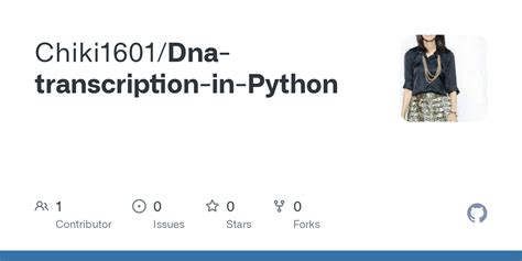 GitHub Chiki1601 Dna Transcription In Python