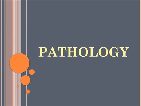 Introduction To Pathophysiology Pptx