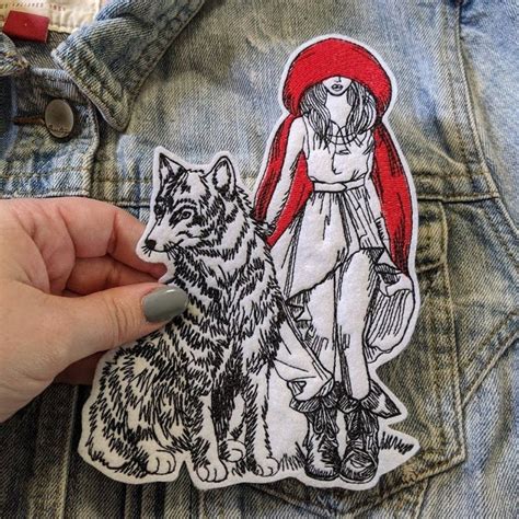 Big Wolf Patch Etsy