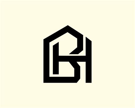 Bh Letter Home Logo Bh Loho 22710397 Vector Art At Vecteezy