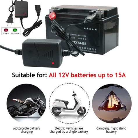 범용 스마트 자동차 충전식 밀폐형 리드 배터리 충전기 플로팅 충전 트럭 오토바이 전기 자동차 12v 1300ma Aliexpress