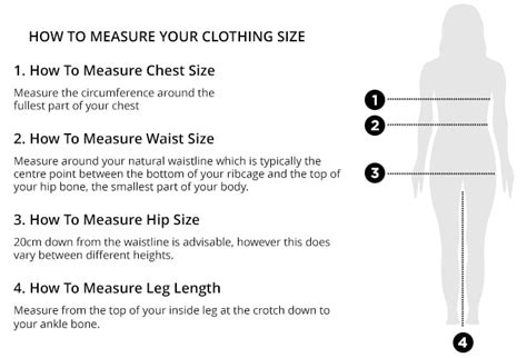 Womens Size Guide Uk Mandco