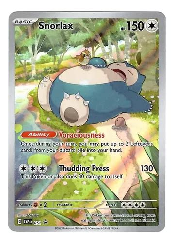 Snorlax Promo Carta Pokémon Original 151 10 Cartas Cuotas Sin Interés