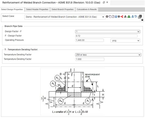 Reinforcement Of Welded Branch Connection Gas Technical Toolboxes Knowledge Center