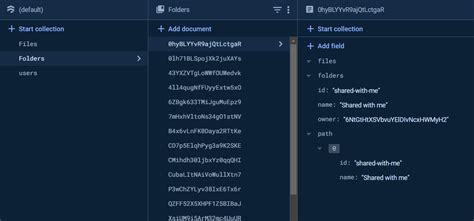 Firebase Best Way Of Storing Documents To Replicate Folder Structure In Firestore Stack Overflow
