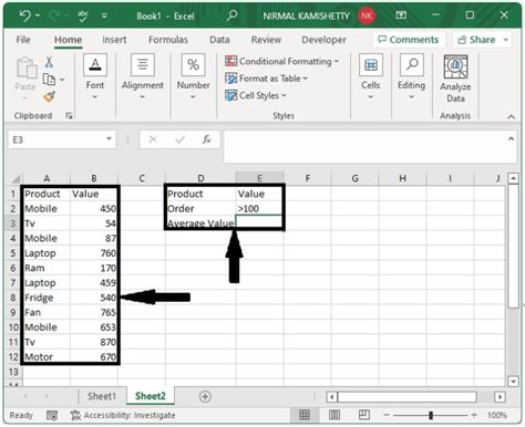 How To Average Cells Based On Multiple Criteria In Excel