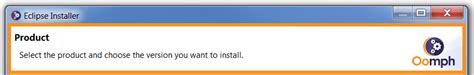 Auto Launch Eclipse Installer