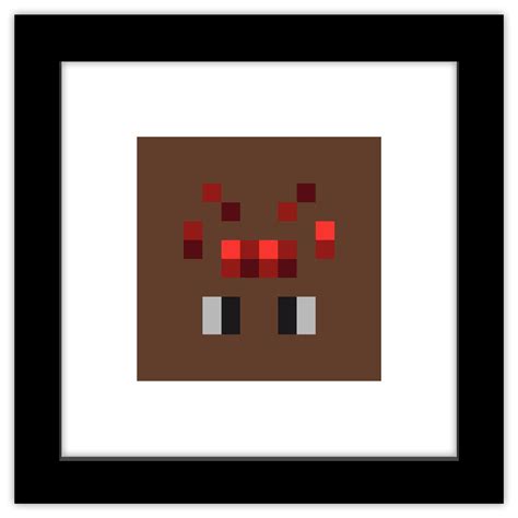 Minecraft Spider Face Pixel Art