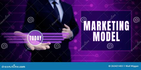 Sign Displaying Marketing Model Word Written On Statistical Analysis Likemultivariate