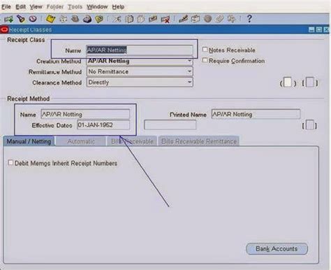 Oracle Applications Oracle R12 Setting Up For Apar Netting