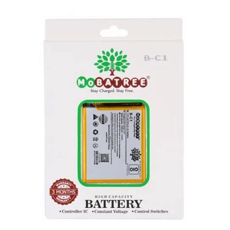 Mobatree Mobile Battery For Vivo Y B C BC MAh Battery Type Lithium Ion At