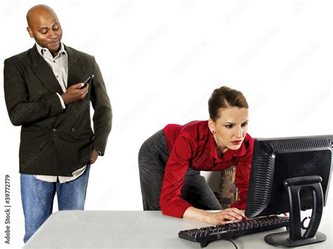 Sexual Harassment Using A Hidden Camera Phone Stock Photo Adobe Stock