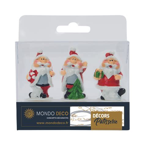 Kit Pères Noël Barbus X1 Mondo Déco