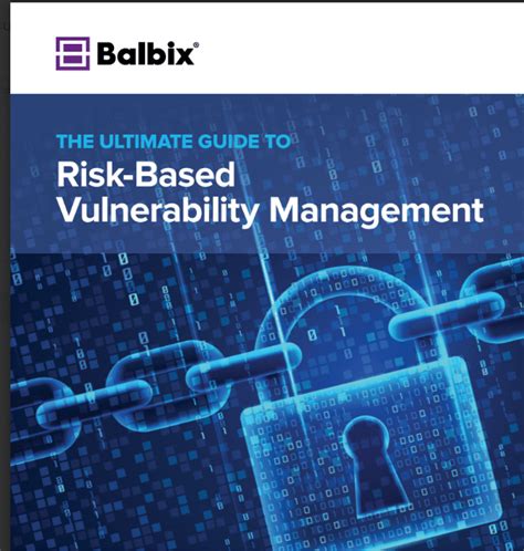 Risk Based Vulnerability Management Bookory