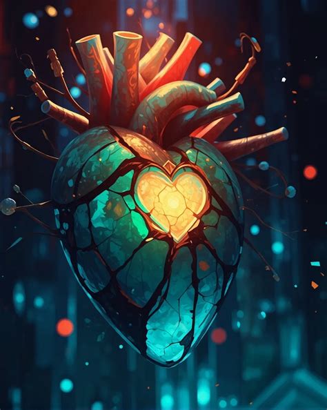 A Magical Heart Forged From Glass Free Ai Photo Generator Starryai