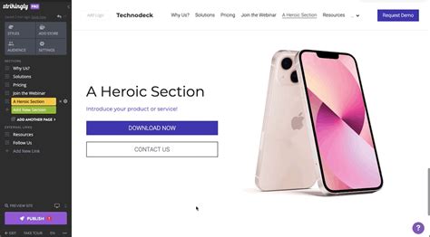 Change Button Color Strikingly Help Center