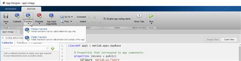matlab adding another function in an app designer function stack