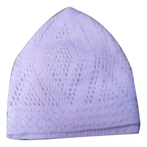 White Cotton Damishk Border Jali Cap Size Medium At Rs 110piece In