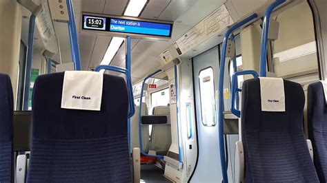 Thameslink Class 700 044 First Class Ride Between Maze Hill To Carlton