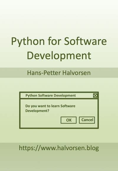 Python For Software Development Free Computer Programming