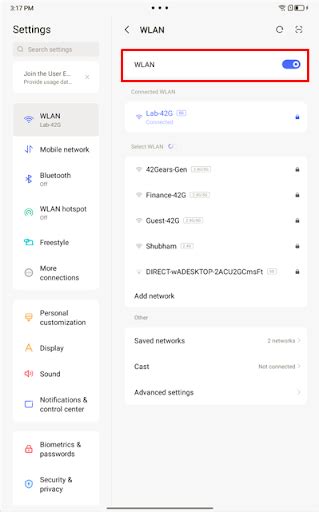 How To Disallow A Change Of Wifi State Via Profiles Gears Knowledge Base