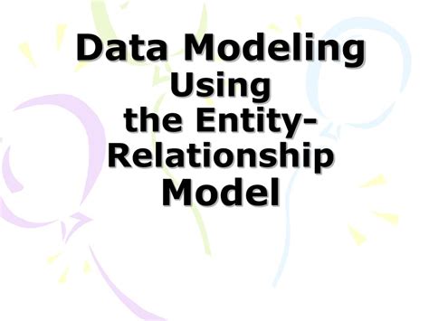 Ppt Data Modeling Using The Entity Relationship Model Powerpoint Presentation Id5697938