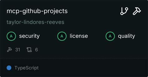 Github Taylor Lindores Reevesmcp Github Projects